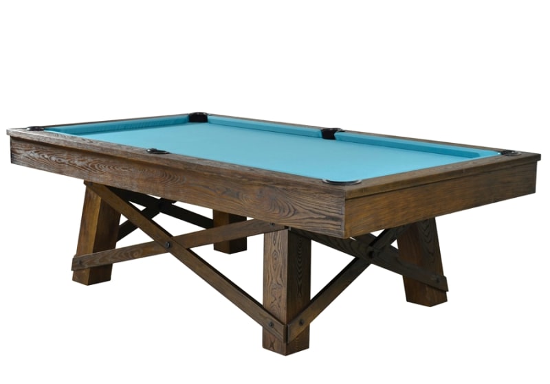 Ashwood Slate Top Pool Table in Multi Step Natural Wood by AFD Home ...