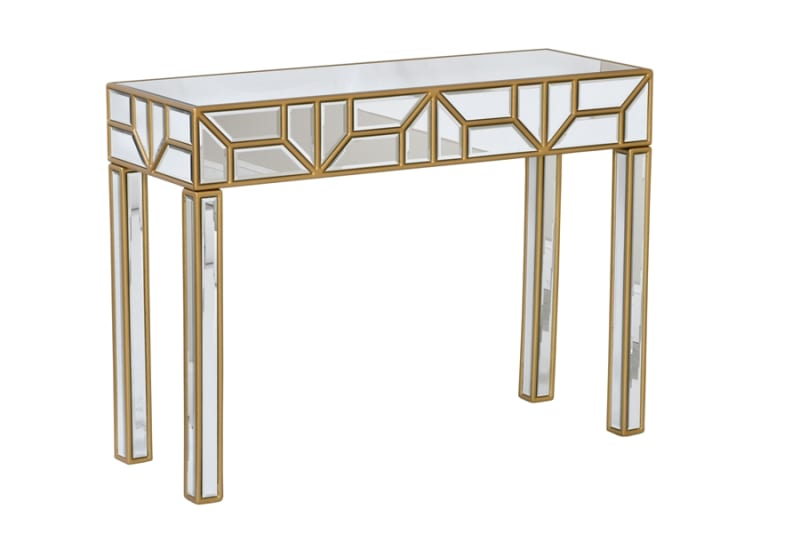 Deco Console Table in Mirrored Finish by AFD Home - AFD-12023752