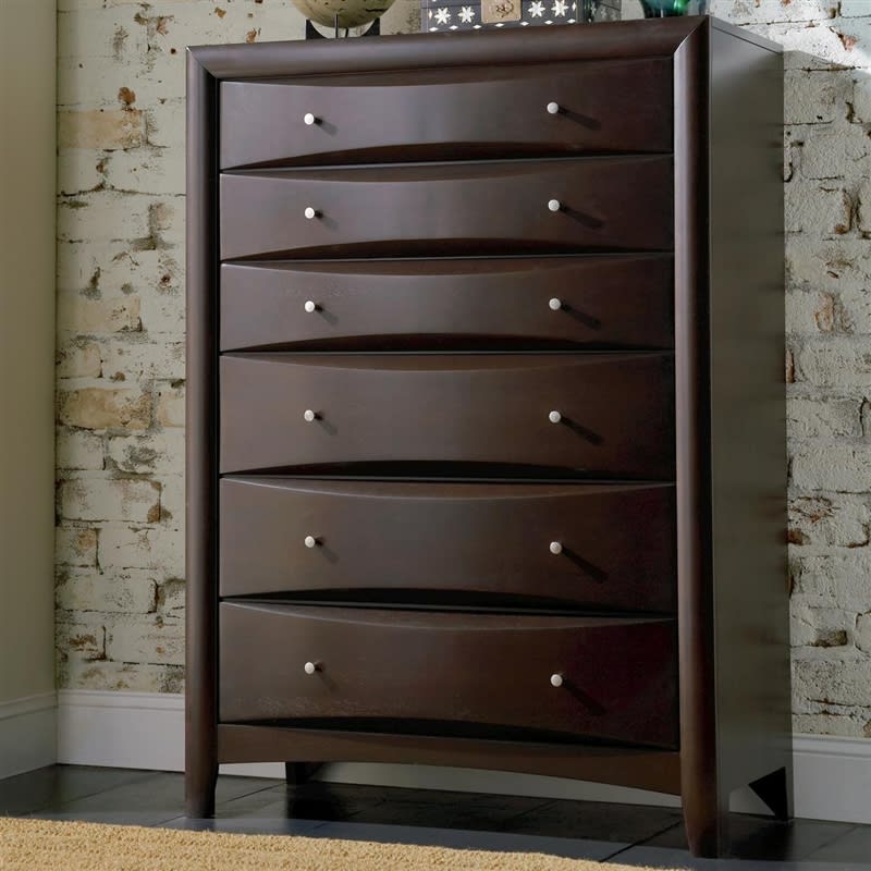 Phoenix Chest in Rich Deep Cappuccino Finish by Coaster - 200415