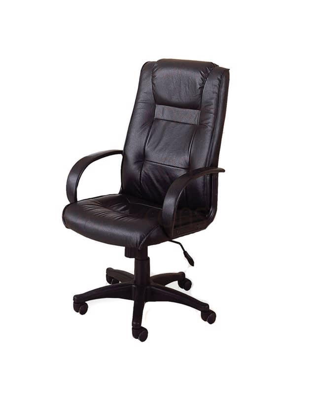 Black Leather Office Chair by Coaster - 4261