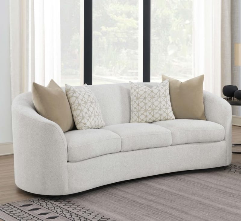 Rainn Sofa in Latte Fabric by Coaster - 509171