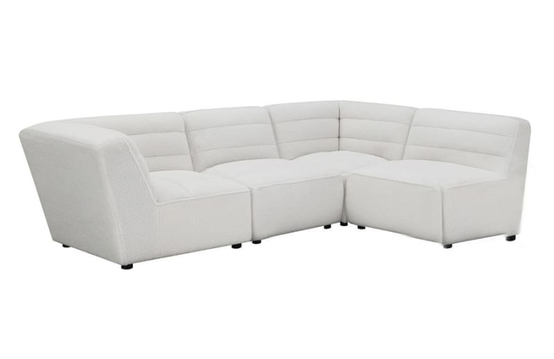 Sunny Natural Fabric 4 Piece Sectional by Coaster - 551621-4