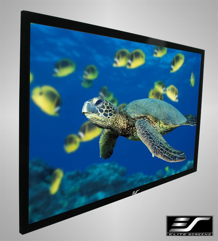 ezFrame Fixed Frame Projection Screen 52" x 92" - CineWhite - 106" Diagonal