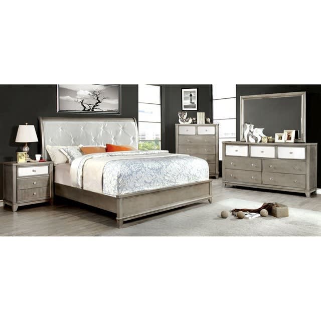 Bryant 6 Piece Bedroom Set by Furniture of America - FOA-CM7288SV