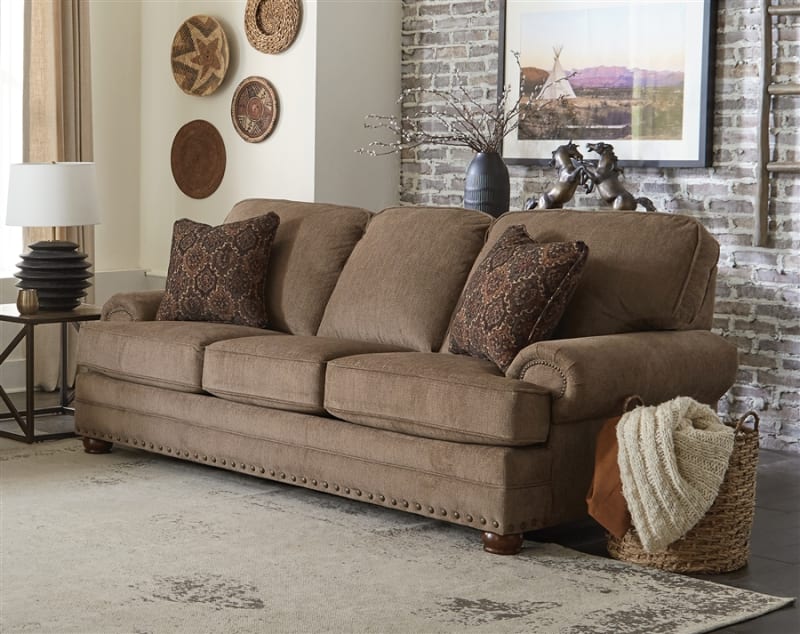 Singletary Sofa in Java Fabric by Jackson Furniture - 3241-03-J
