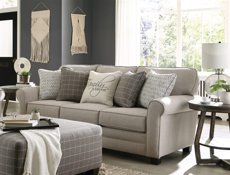 Lewiston Sofa in Cement Fabric by Jackson Furniture - 3279-03