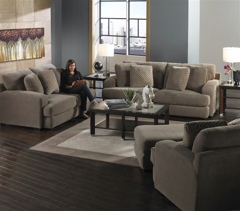 Palisades 2 Piece Sofa Set in Porcini Color Fabric by Jackson Furniture ...