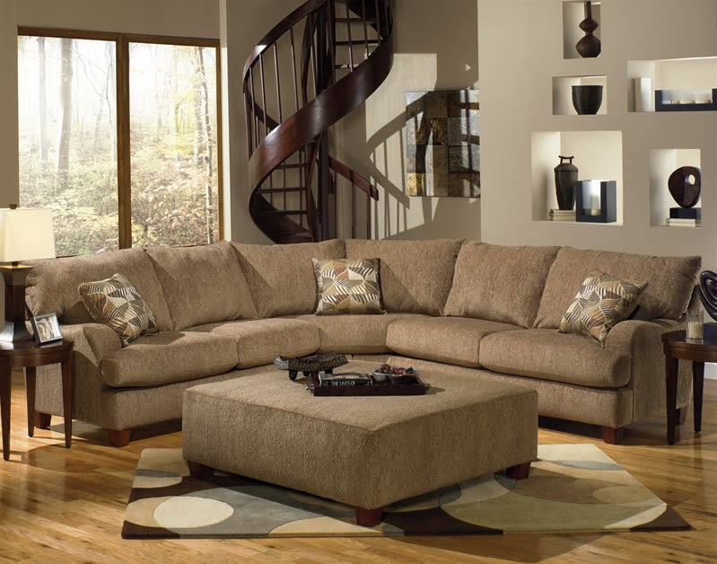 Alexis 2 Piece Sectional in Bark Chenille by Jackson Furniture - 4309-2