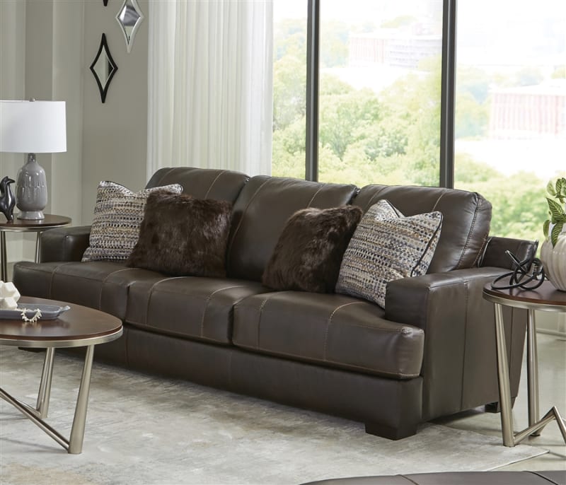 Marco Sofa in Chocolate Leather by Jackson Furniture - 4507-03-CH