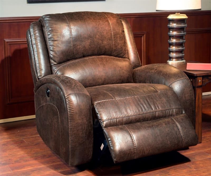 Bacchus Power Lay Flat Recliner in Bonanza Cover by Parker House - MBAC ...