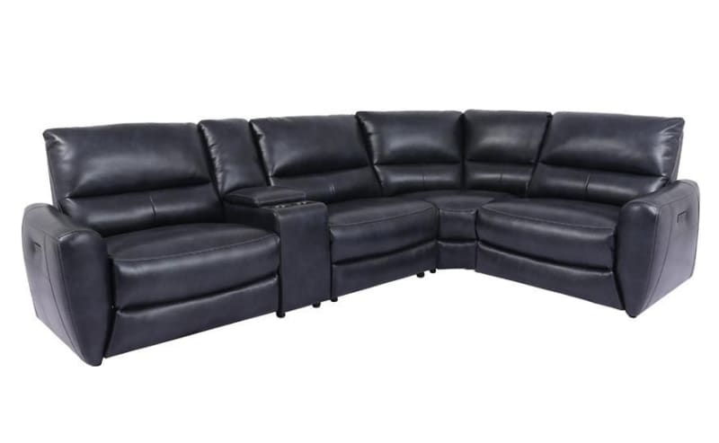 Samson 5 Piece Sectional with Power Headrests and USB Ports in Banner ...
