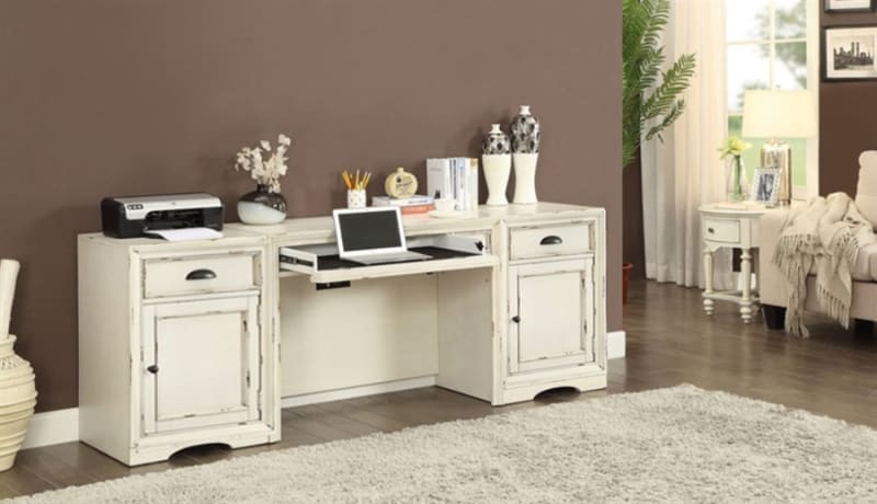 Nantucket 3 Piece Modular Home Office Desk in Vintage Burnished Artisan ...
