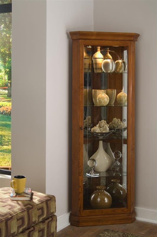 PFC Corner Curio Display Cabinets by Pulaski - PUL-20206