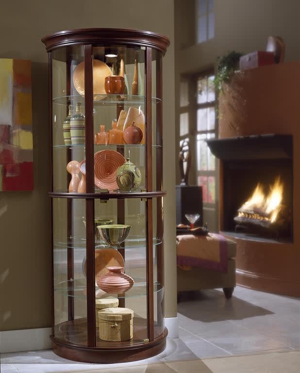 PFC Half Round Curio Display Cabinets by Pulaski - PUL-20858