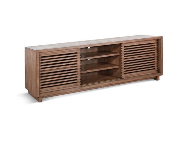 Doe Valley 85 Inch TV Console in Natural Buckskin Finish by Sunny ...
