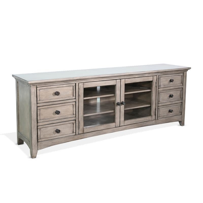 72 Inch TV Console in Urban Grey Finish by Sunny Designs - SD-3667UG-72