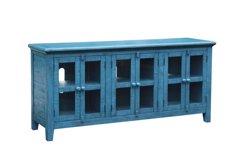 Mikonos 70 Inch TV Console in Grecian Blue Finish by Vilo Home - VILO ...