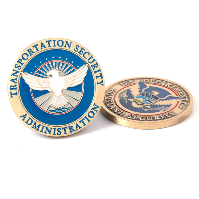 TSA Insignia Challenge Coin (Brass)