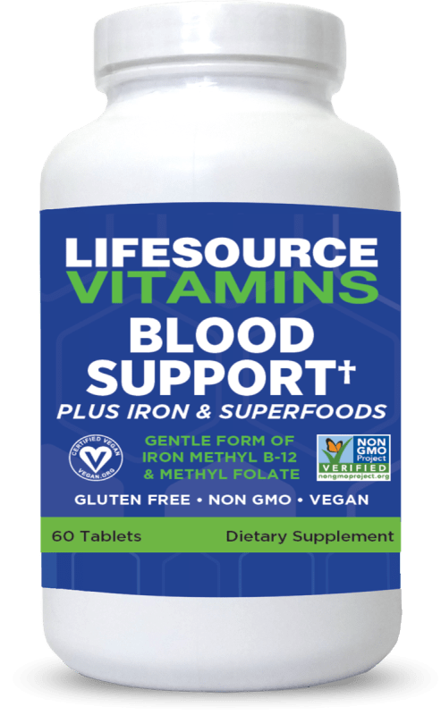 LifeSource Vitamins Blood Support Plus Superfoods is a supplement that ...