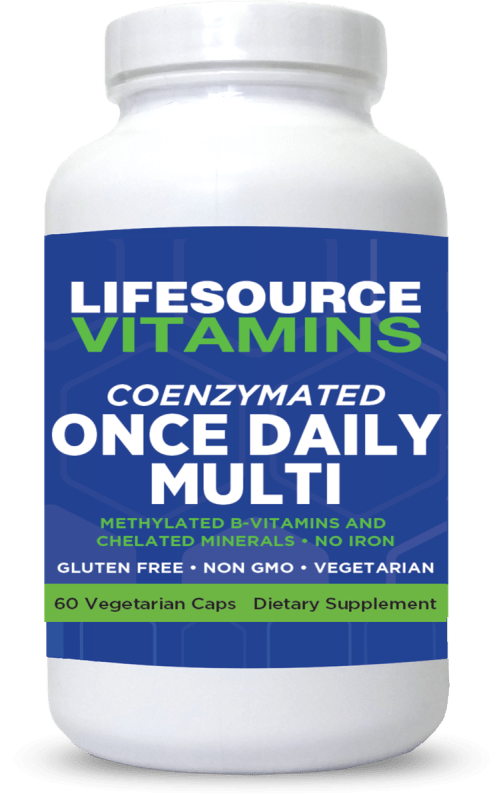 COENZYMATED - Once Daily Multivitamin Caps VALUE SIZE- 60 Veg Caps - 2 ...