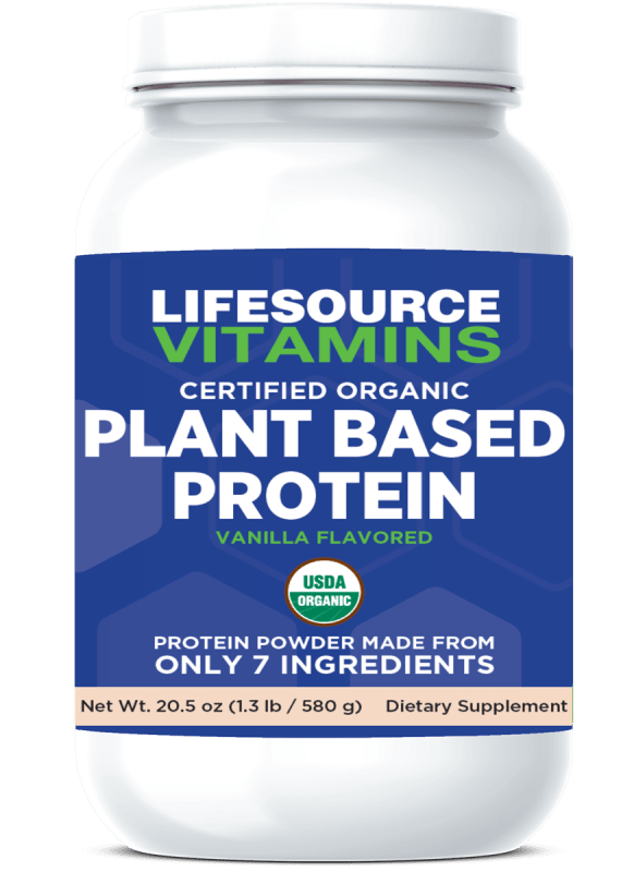 LifeSource Vitamins Organic Plant Protein is a nutritionally-complete ...