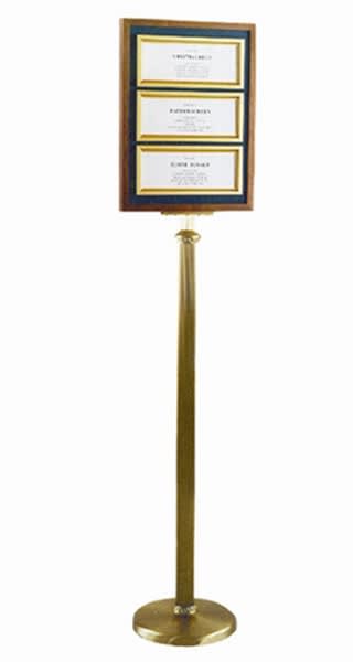 comp-directory single pedestal with 3 panel system chapel