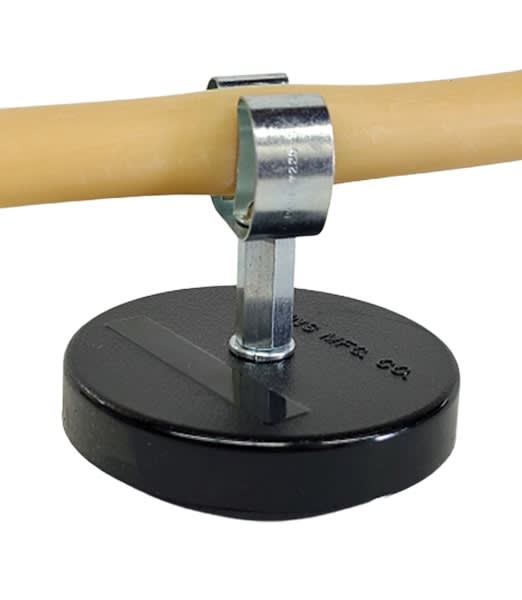 tubing & hose holder with magnetic base prep room