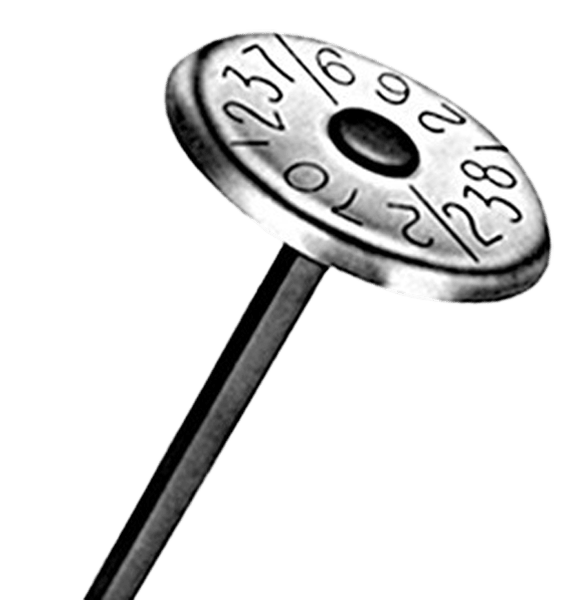 perma-mark stainless cemetery lot markers-3 1/2"