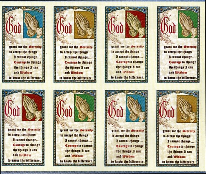 prayer cards by bonella serenity mic service items