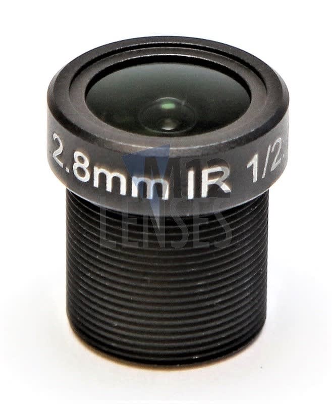 2.8mm, F1.8, 3MP M12 Mount CCTV Lens