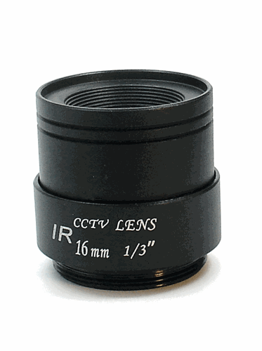 16mm, F1.6 CS Mount Lens