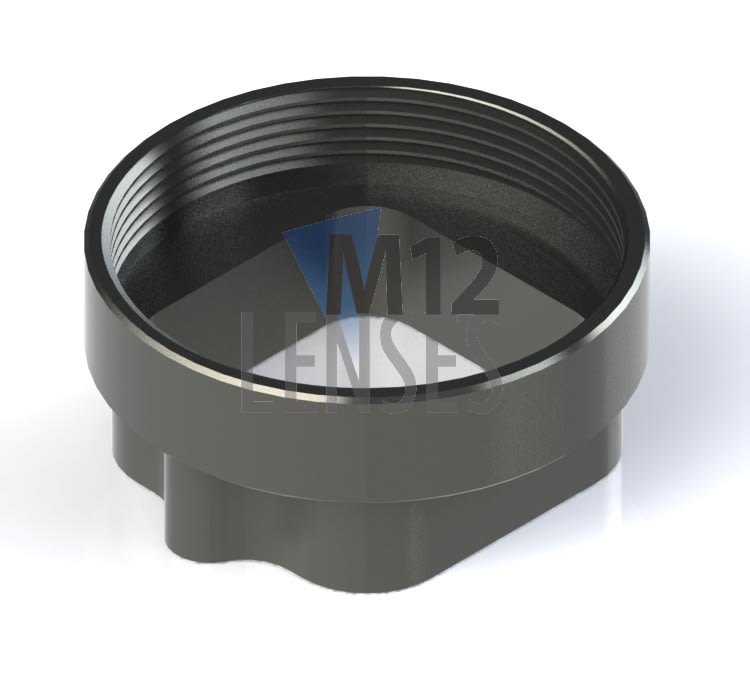 CNC Machined CS Mount Lens Holder, Metal