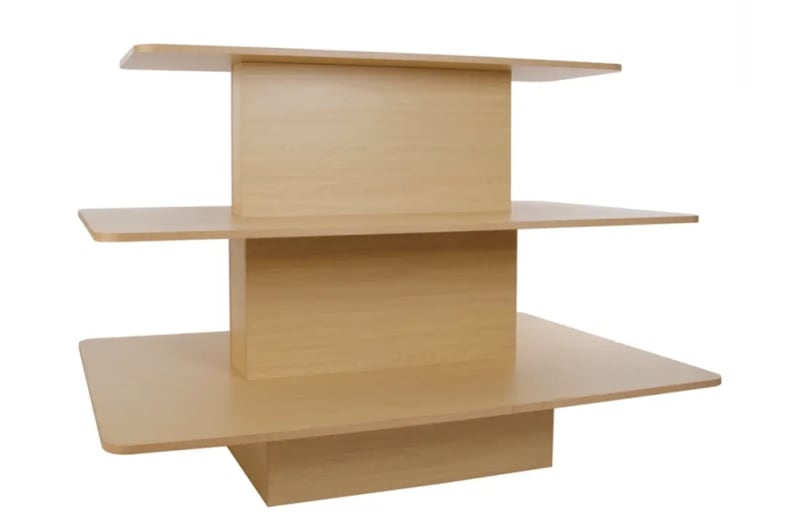 Table Dispay Fixture in Waterfall Style in Black