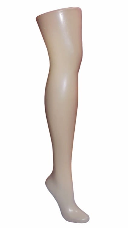 Buy Plastic Female Thigh High Mannequin Leg from Zing Display