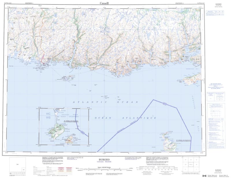 011P - BURGEO - Topographic Map