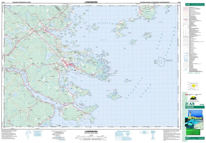 021A08 - LUNENBURG - Topographic Map