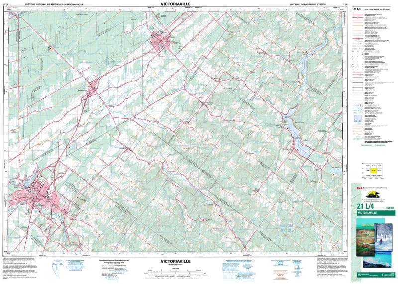 021L04 - VICTORIAVILLE - Topographic Map