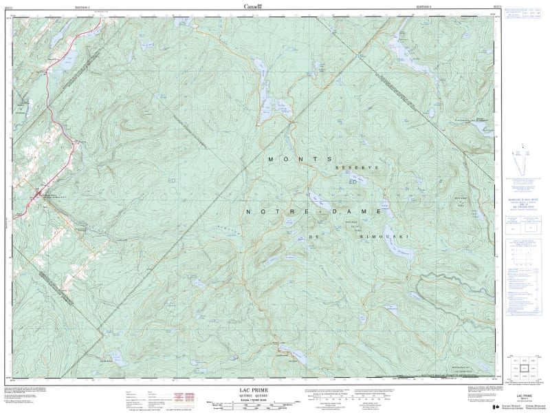 022C01 - LAC PRIME - Topographic Map