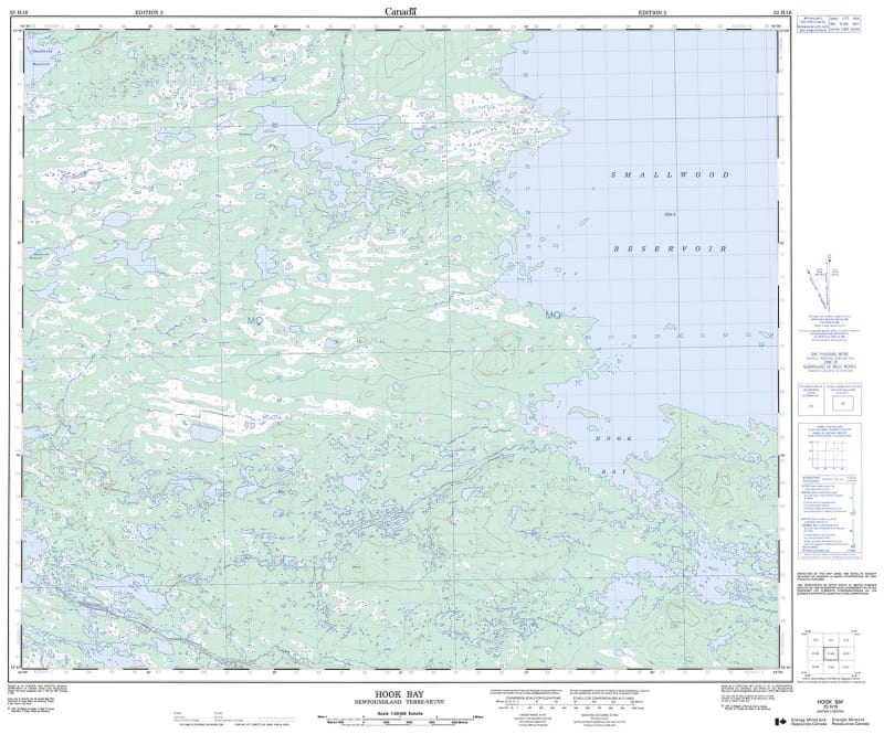 023H16 - HOOK BAY - Topographic Map