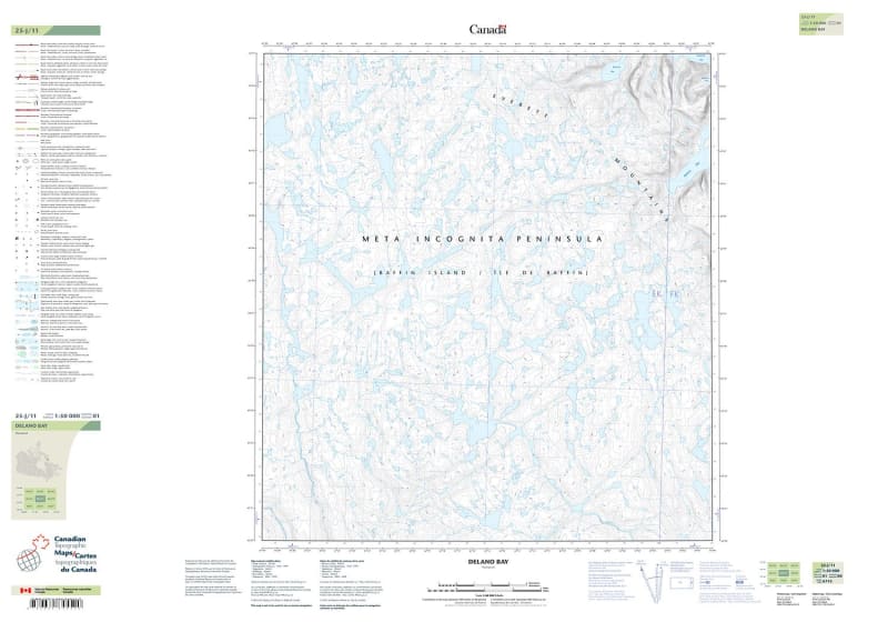 025J11 - DELANO BAY - Topographic Map
