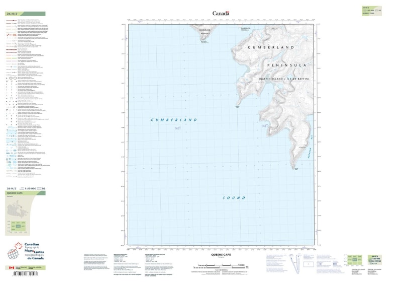 026H02 - QUEENS CAPE - Topographic Map