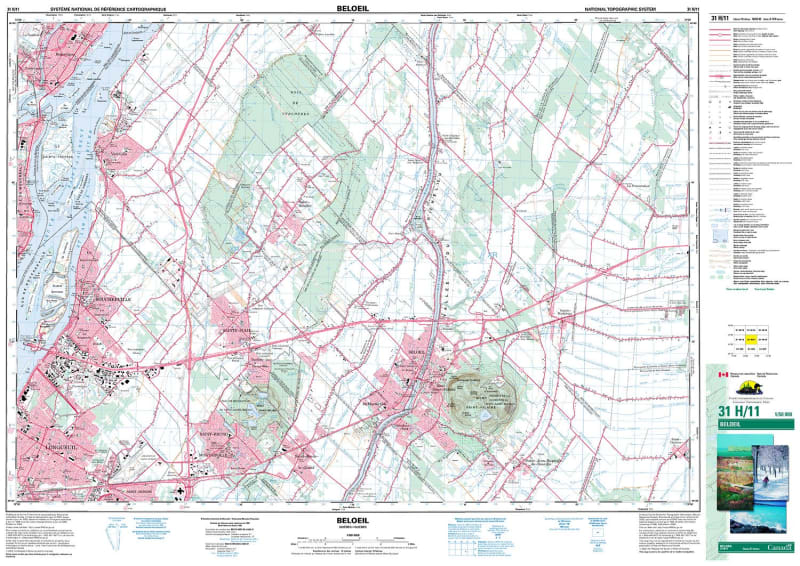 031H11 - BELOEIL - Topographic Map
