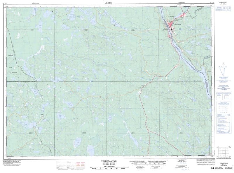 031L11 - TEMISCAMING - Topographic Map