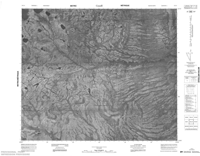 043L04 - NO TITLE - Topographic Map