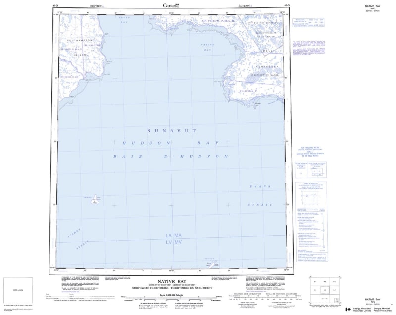 045O - NATIVE BAY - Topographic Map