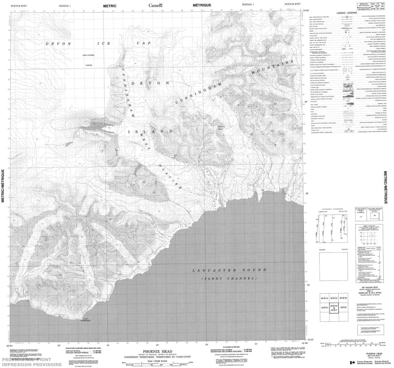 048E10 - PHOENIX HEAD - Topographic Map