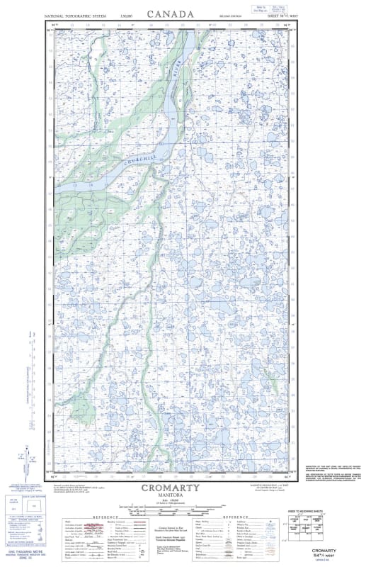054L01W - CROMARTY - Topographic Map