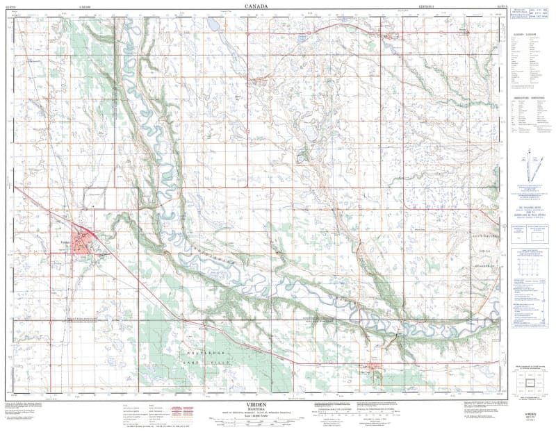 062F15 - VIRDEN - Topographic Map