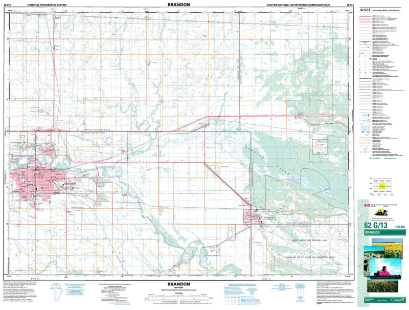 062G13 - BRANDON - Topographic Map