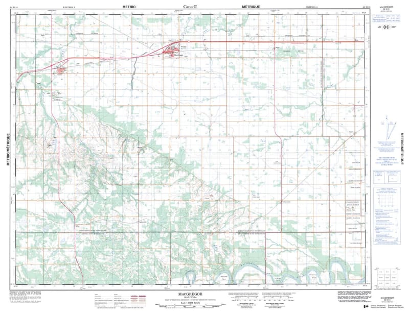 062G15 - MACGREGOR - Topographic Map